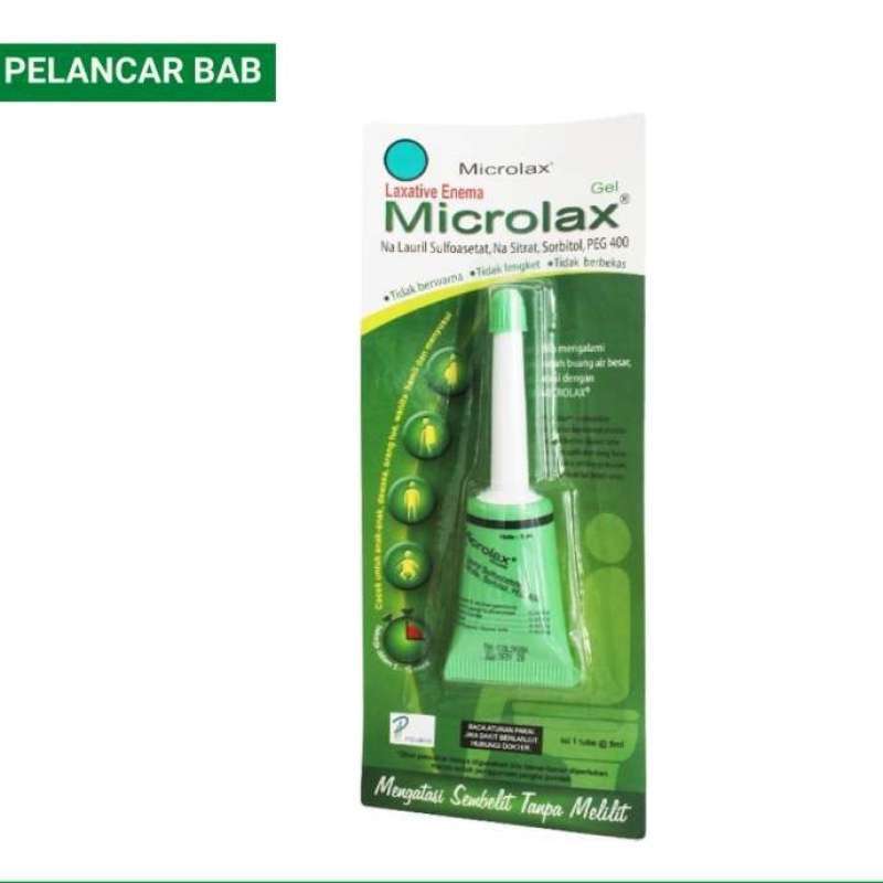 Jual Microlax Gel 5 Ml Untuk Mengatasi Sembeli/ Susah Bab/pencahar ...