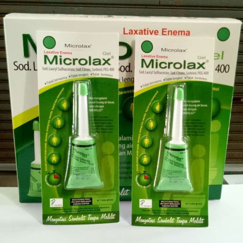 Jual Microlax Gel 5 Ml Untuk Mengatasi Sembeli/ Susah Bab/pencahar ...