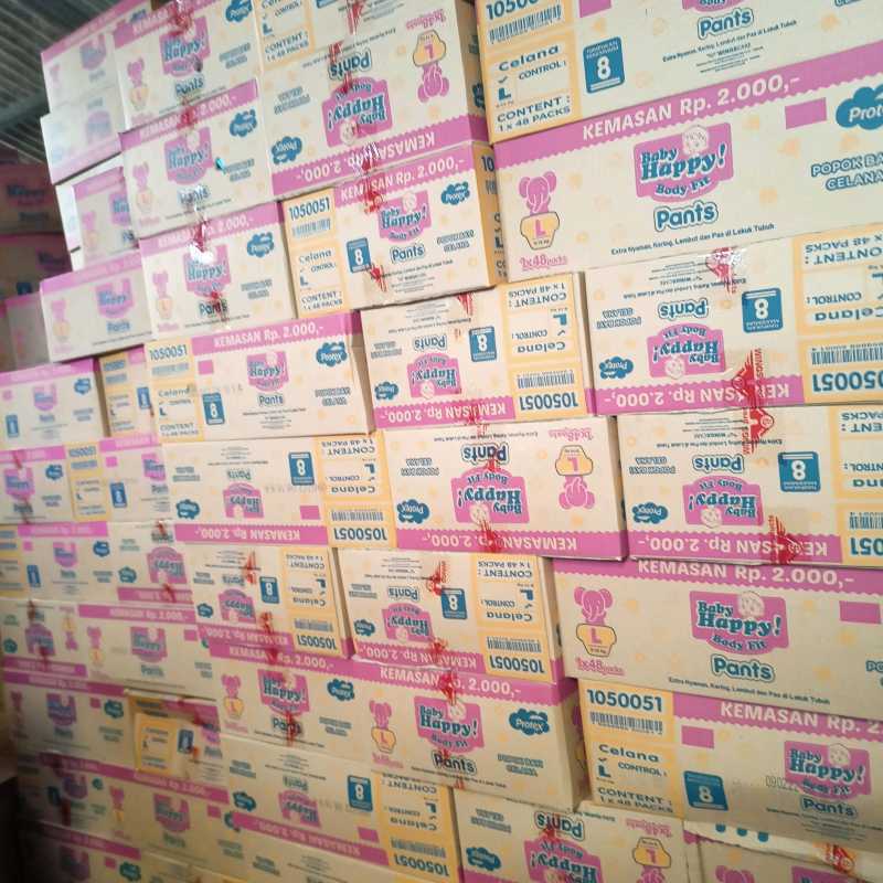 Jual PAMPERS BABY HAPPY XL DAN L 1 DUS - UKURANNYA L di Seller TOKO ...