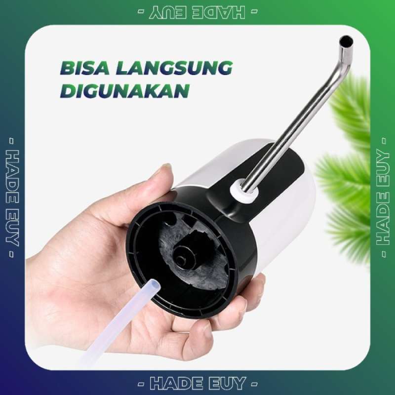Jual Pompa Penyedot Air Aqua Galon Elektrik Otomatis LED USB Charge di ...