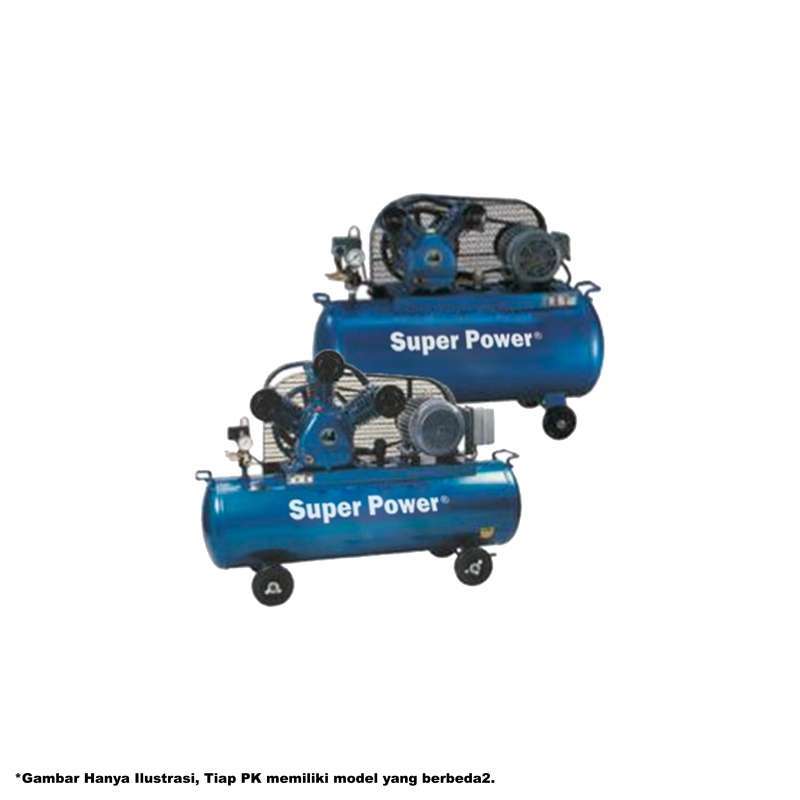Jual Mesin Kompresor Angin Listrik Super Power 3hp 120 Liter 1phase Di ...