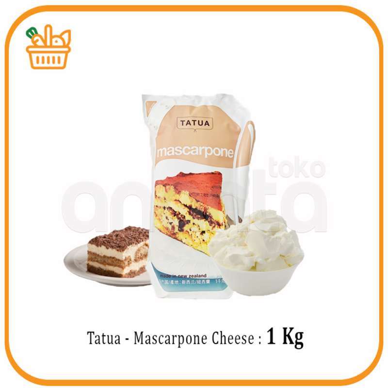 Jual Tatua Mascarpone Cheese di Seller Toko Ananta - Jingga - Pondok ...