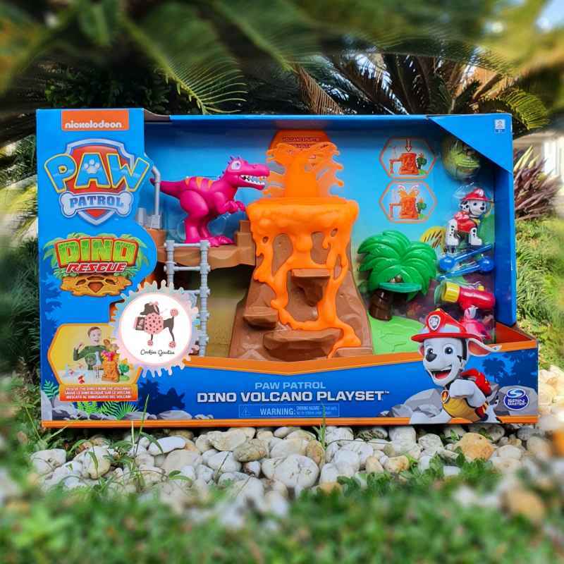 Jual Paw Patrol Dino Rescue Volcano Playset Di Seller Cookieegoodiee ...