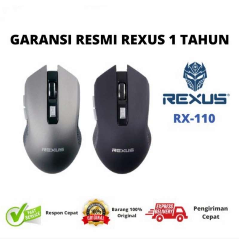 Jual Rexus RX110 Xierra Wireless Gaming Mouse Garansi 1 Tahun Resmi di ...