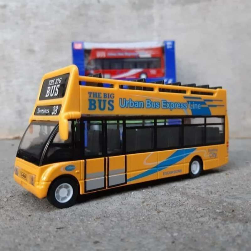 Jual Original Grosir Diecast Bus Tingkat - Mainan Bis Tingkat Edukatif ...