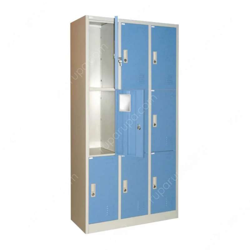 Jual Krisbow Lemari Loker Besi Jumbo Locker Cabinet 9 Pintu - Biru Di ...
