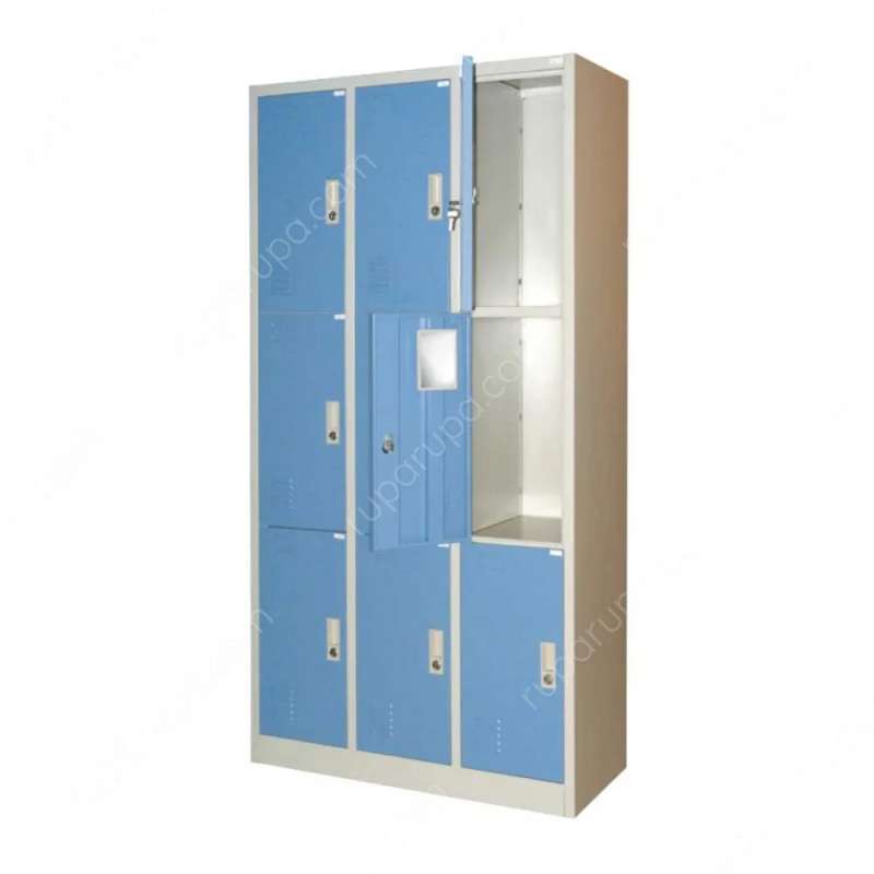 Jual Krisbow Lemari Loker Besi Jumbo Locker Cabinet 9 Pintu - Biru Di ...