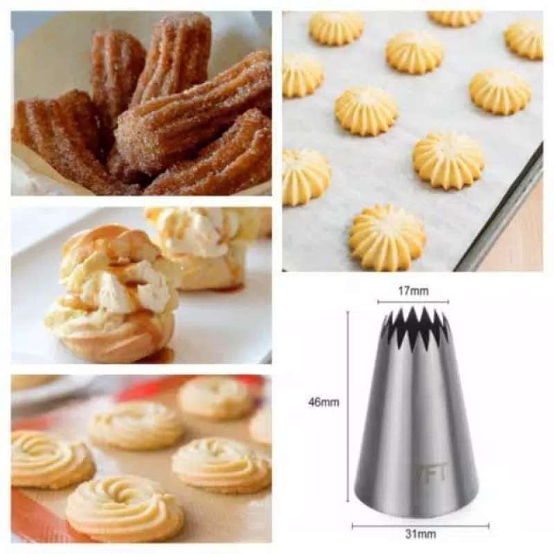 Promo Spuit kue 7FT spuit kue sagu keju spuit kue semprit eclair sus ...