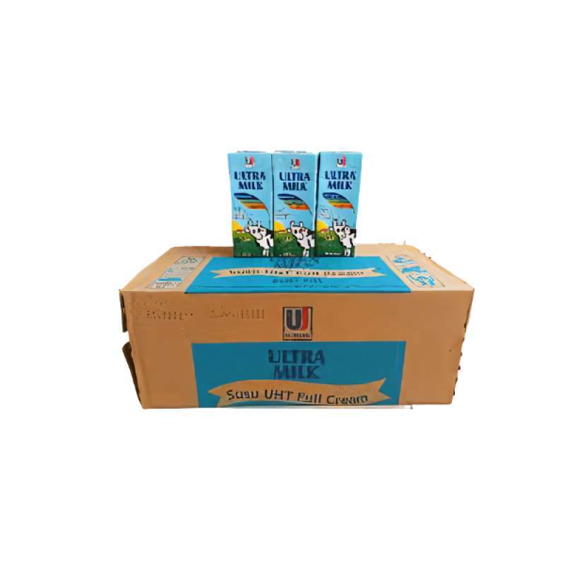 Jual Ultra Susu UHT 200ml Variant Full Cream, Coklat, Strawberry ...
