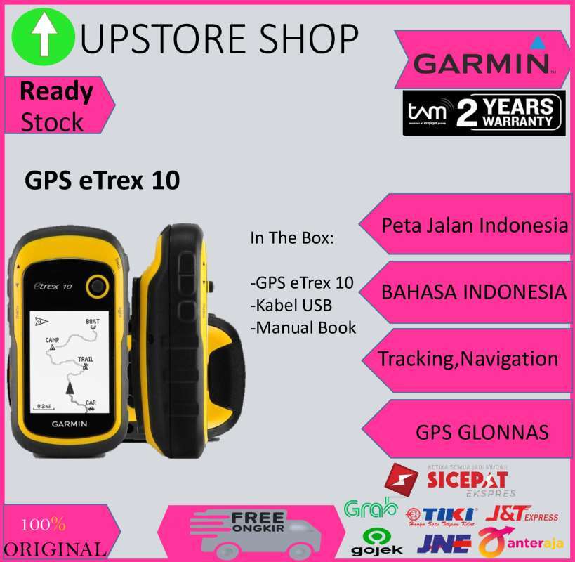 Jual Gps Etrex 10 Garmin Original Produk Garansi Tam 2 Tahun Di Seller ...