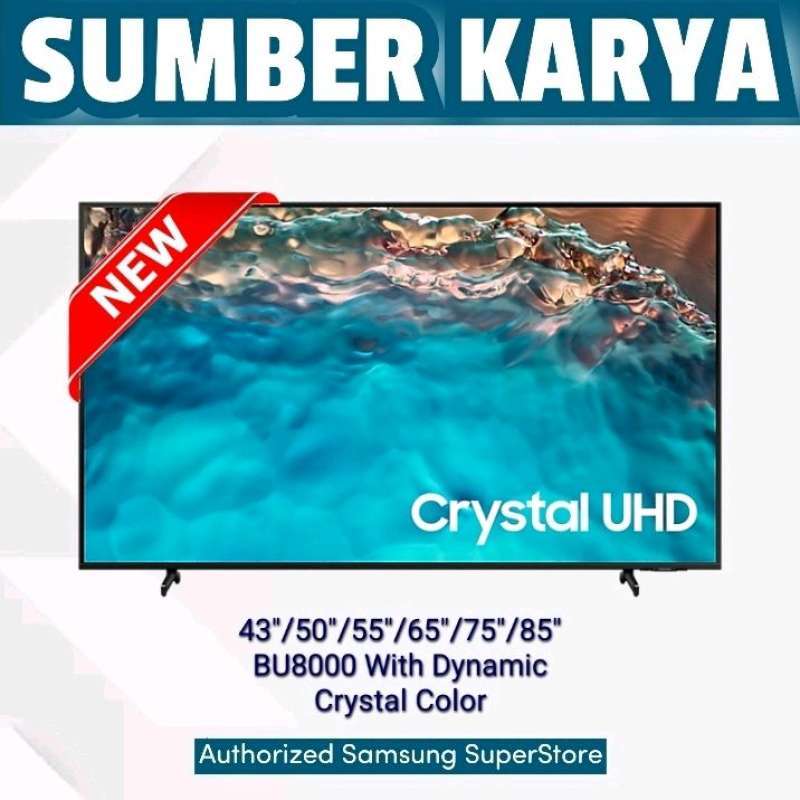 Promo 60BU8000 SAMSUNG (2022) CRYSTAL UHD SMART LED TV 60 inch 4K ...