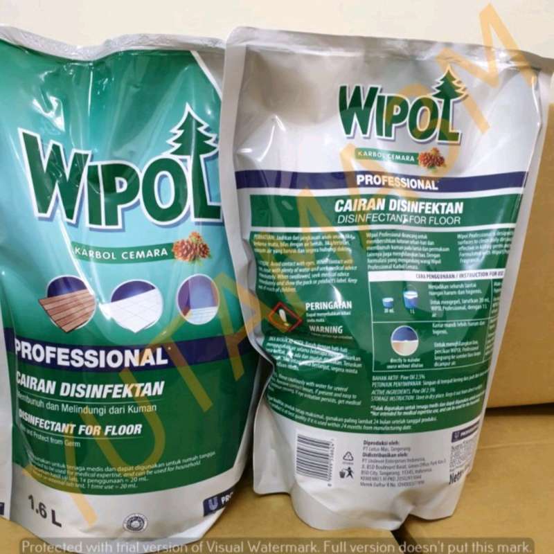 Jual Wipol Profesional Karbol Cemara 1, 6 Liter di Seller Adhevkhan ...