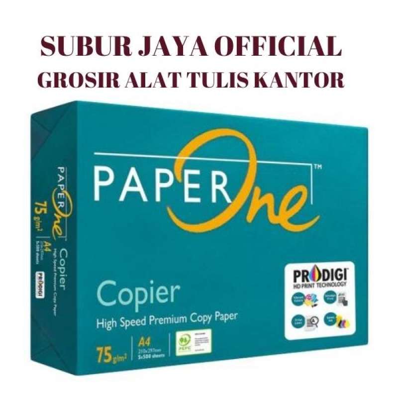Jual Kertas A4 Paper One 75 Gram Original Harga Termurah April 2024 ...