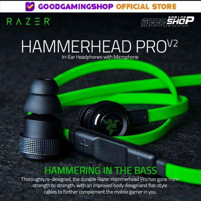 Promo Razer Hammerhead Pro V2 Gaming Earphone Diskon 55% di Seller ...