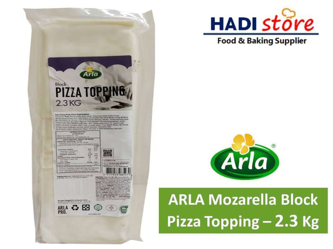 Jual ARLA MOZARELLA MOZZARELLA PIZZA TOPPING BLOK ORIGINAL 2.3 KG di ...