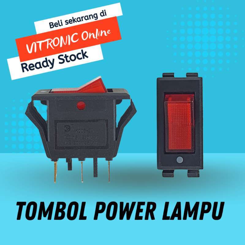 Jual Saklar Pin On Off Tombol Rocker Posisi Lampu Power Switch Pin Di Seller Vitronic