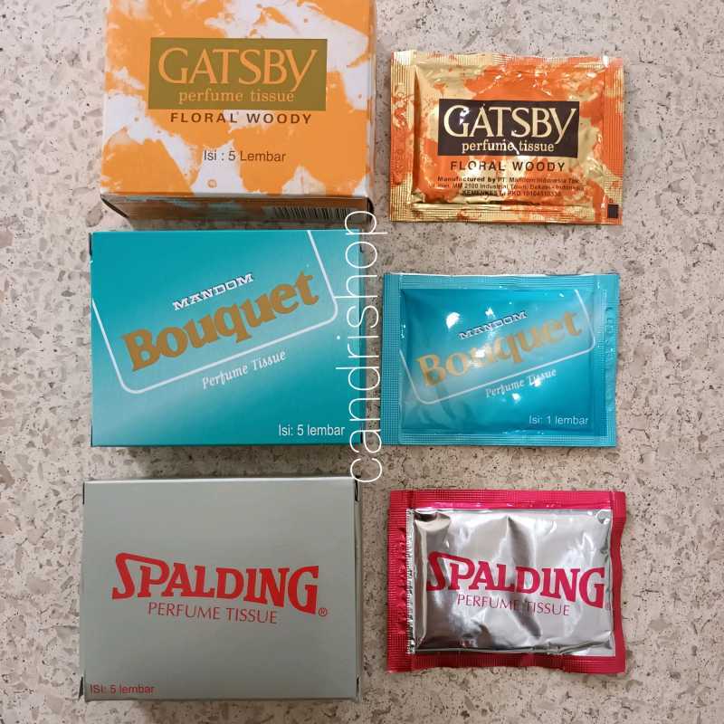 Jual Gatsby - Mandom Tissue (1 Pak Isi 5 Lbr) Di Seller Candri_shop ...