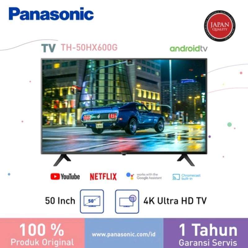 Jual PANASONIC 50HX600G Led Tv 50 inch Smart Android Digital 4K UHD TV ...