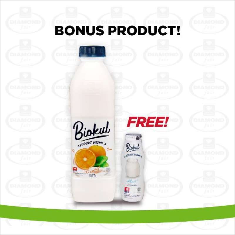 Jual BIOKUL DRINK YOGURT ORANGE 1000ML free BIOKUL DRINK YOGURT PLAIN ...