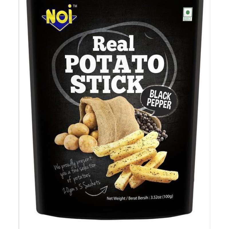 Jual Tong Garden Noi Real Potato Stick Black Paper Kentang Stik Lada ...