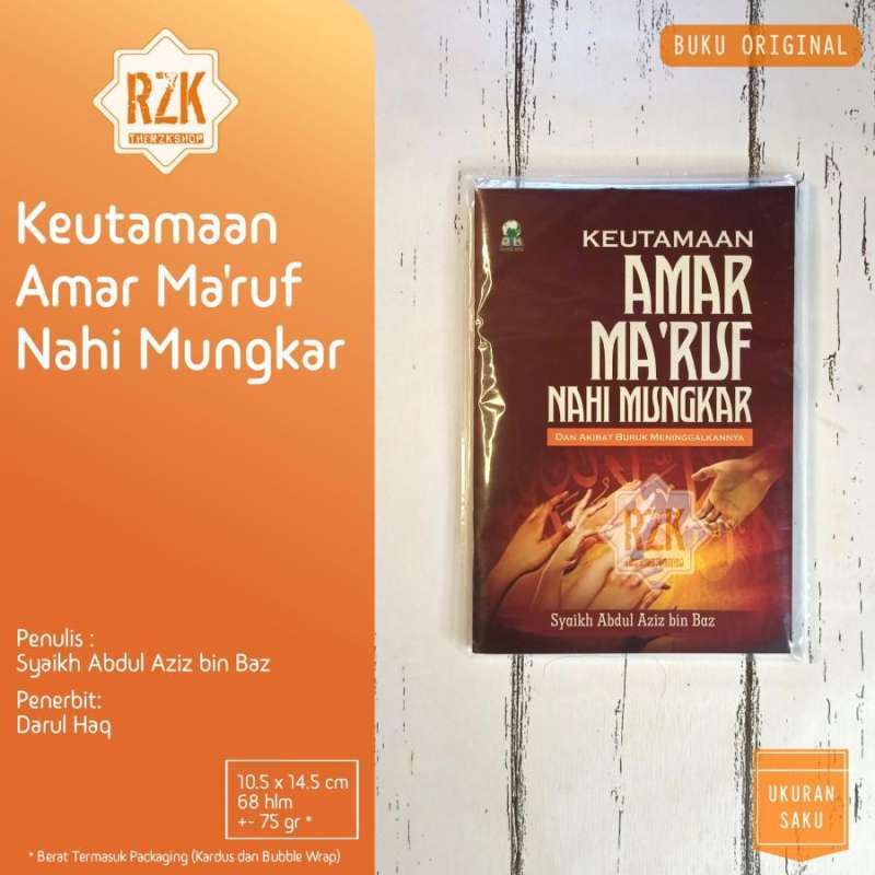 Jual Buku Keutamaan Amar Ma'ruf Nahi Mungkar di Seller therzkshop - Kemanggisan, Kota Jakarta ...