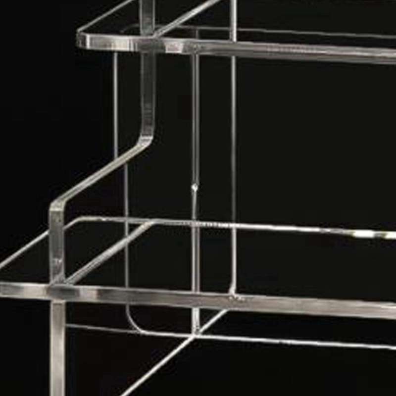 Jual 2x Clear Multi Ladder Acrylic Rack Makeup Car Display Riser Shelf ...