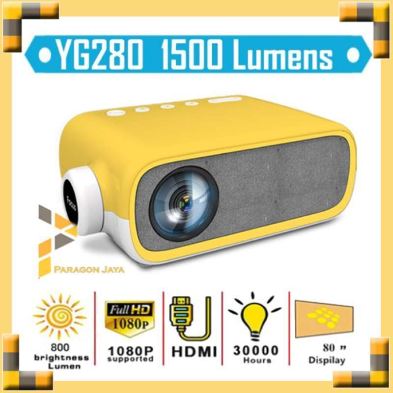 Jual Mini Proyektor Led Yg280 / Yg-280 / Yg 280 Lcd Portable Projector Home Di Seller J Aman ...