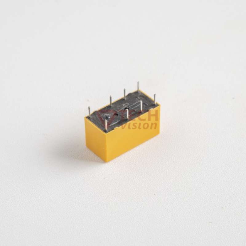 Jual Relay 5v HKE 8Pin 8 Pin Kaki 5VDC 5volt 5 Volt 1A Kuning Kecil 1 A di Seller TechVision ...