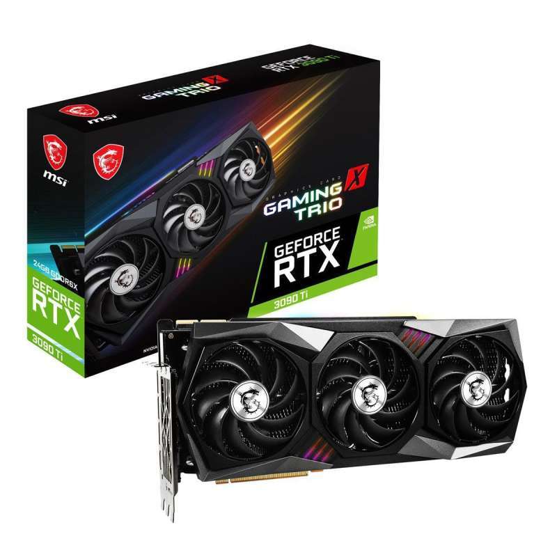 Jual MSI GeForce RTX 3090 Ti Gaming X TRIO 24GB GDDR6X Graphics Card di ...