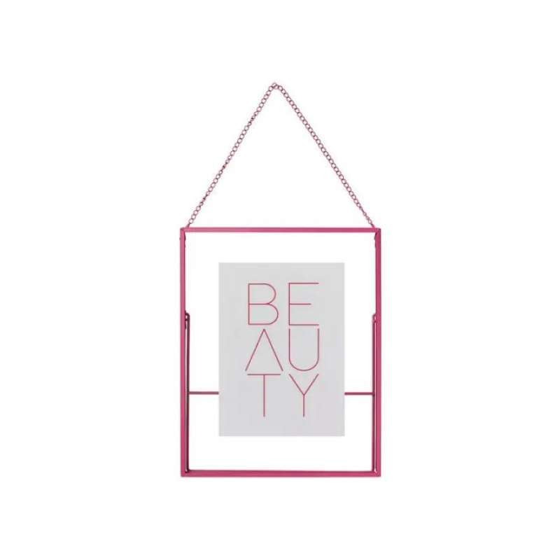 Promo Frame Photo Bingkai Foto Gantung dan Berdiri Baja 20x25 cm Pink ...