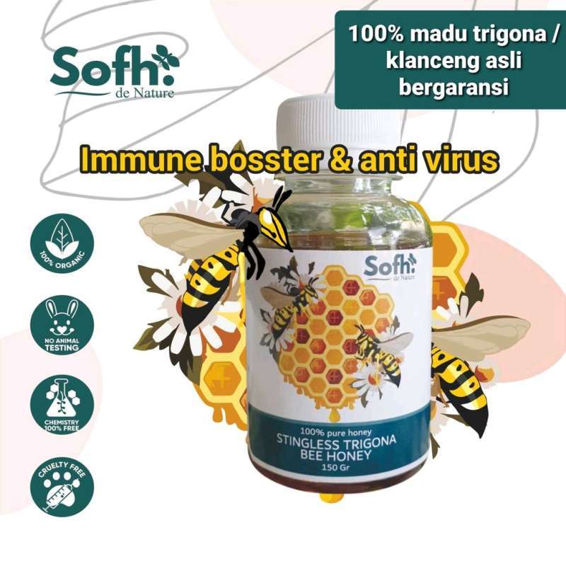 Promo Sofh Premium Stingless Trigona Bee Honey - Madu Lebah Trigona ...