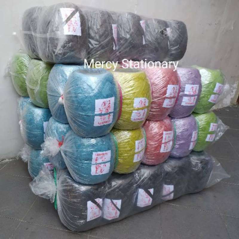 Jual Tali Rafia 1 Kg Full - Tali Rafia Hitam - Tali Rafia Warna Di ...
