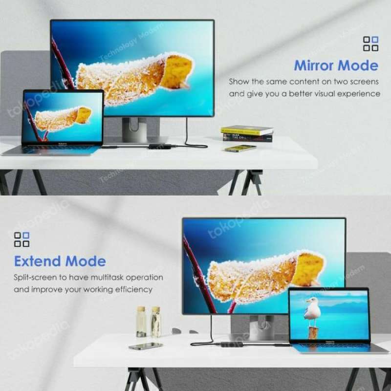 Jual HDMI Extend 4 Monitor Display (Tampil Beda- Beda) USB 3.0 ...
