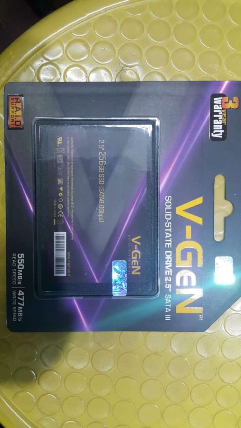 Promo Ssd V-Gen 256Gb Sata 3 Vgen Resmi 2.5 Solid State Drive Dulunya ...
