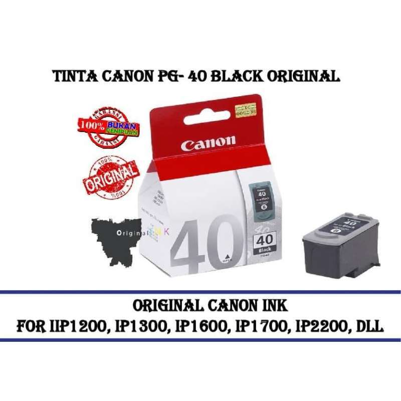 Jual Tinta Canon 40 Black Original Ink Catridge Black di Seller cck2303 ...