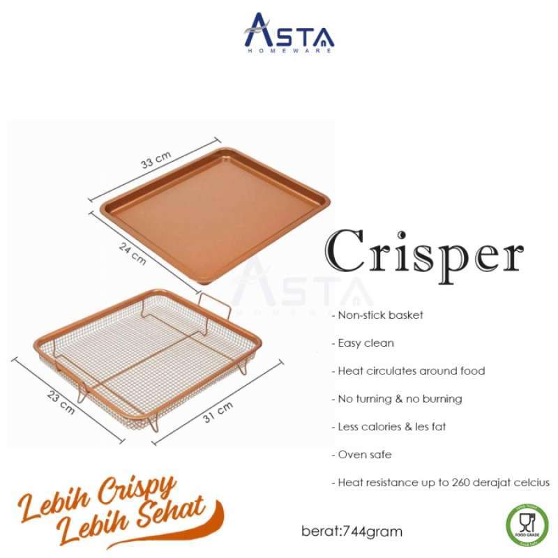 Promo Asta Crisper Tray Tirisan Minyak/ Oven Tray / Baking Tray Diskon ...