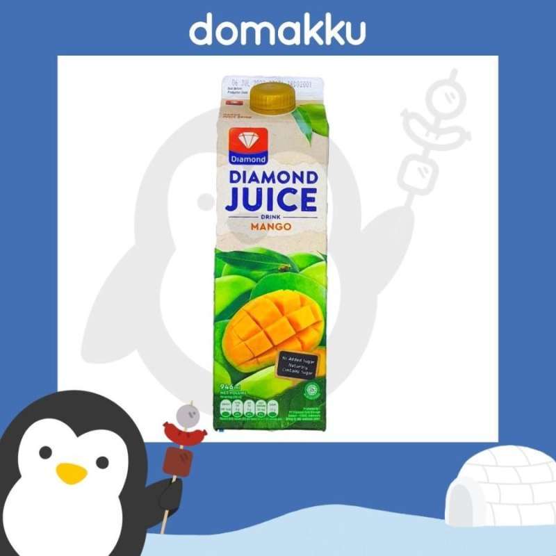 Jual Diamond Juice Mango (Jus Buah Mangga) 946ml, Jus Siap Minum Halal ...