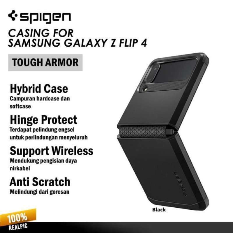 Jual Case Samsung Galaxy Z Flip 4 Spigen Tough Armor Casing Slim Hard Soft di Seller Dstore 22 ...