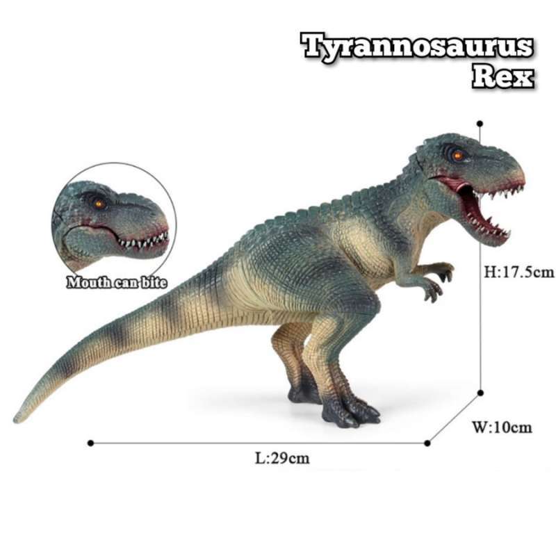 Jual T-rex Tyrannosaurus Rex Dinosaurus Mainan Dino World Mainan anak ...