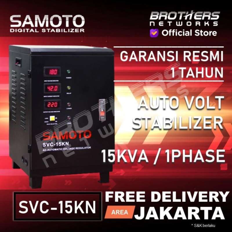 Jual Voltage Stabilizer / Auto Voltage Regulator / Avr Samoto 15kva ...