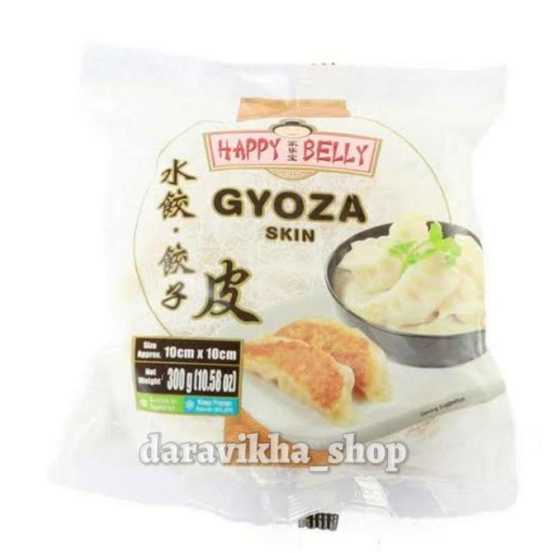 Jual Happy Belly Gyoza Skin 300gr / Kulit Gyoza / Frozen Food di Seller ...