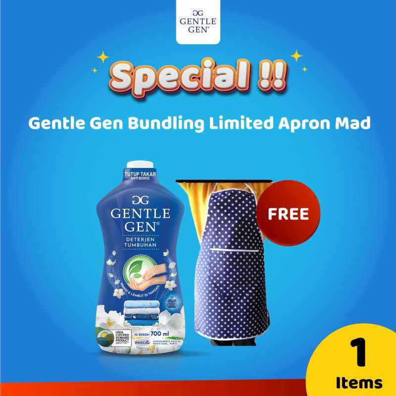 Jual Deterjen Gentle Gen Bundling Limited Apron Mad di Seller Mayora ...