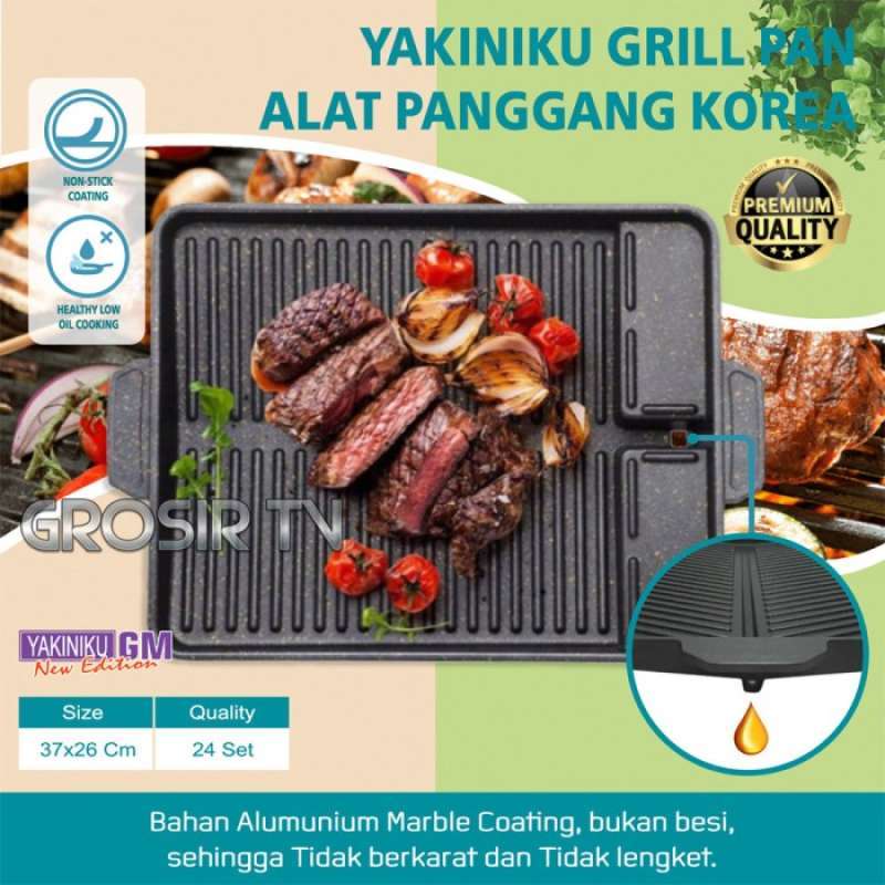 Promo GRILL BBQ YAKINIKU PAN Alat Panggang/Panggangan/Pemanggang daging ...