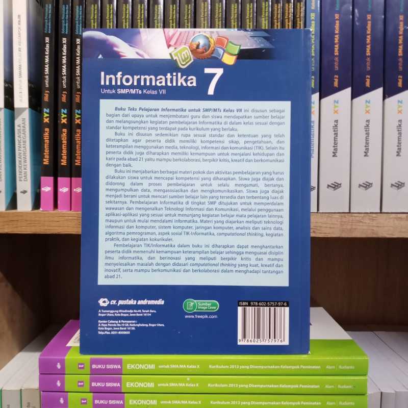 Promo Buku Informatika Kelas 7 Smp/ Mts Kurikulum Merdeka Pustaka Andromedia Diskon 25% Di ...