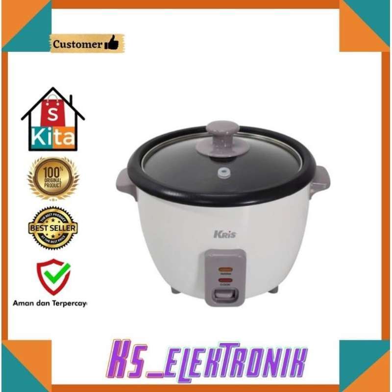 Jual Kris Rice Cooker Manual 1 Liter 400 Watt Putih Penanak Nasi Di ...