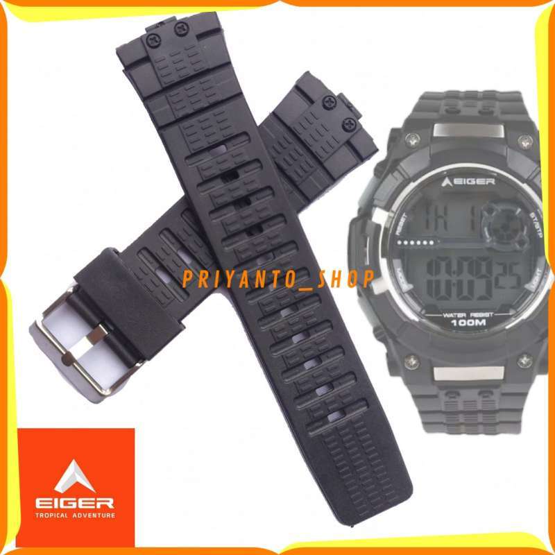 Jual Strap Tali Jam Tangan Eiger Iyw0080 Iyw80 Ls80 Ls 80 Eiger Yp12593