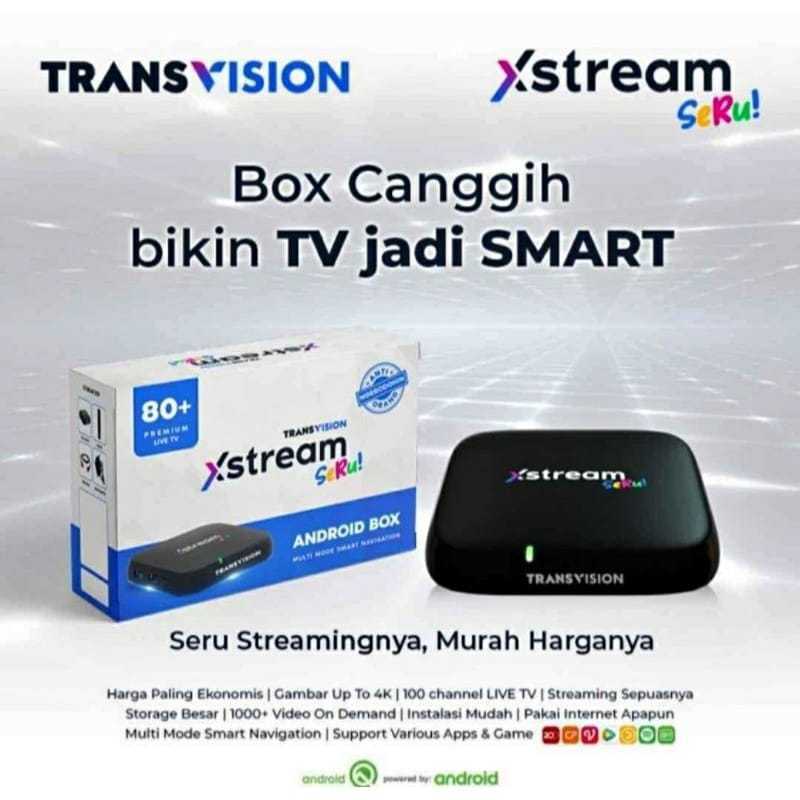 Jual ANDROID BOX STB XSTREAM TRANSVISION UNTUK SEMUA MERK TV di Seller AT Corp - Margorejo, Kota ...