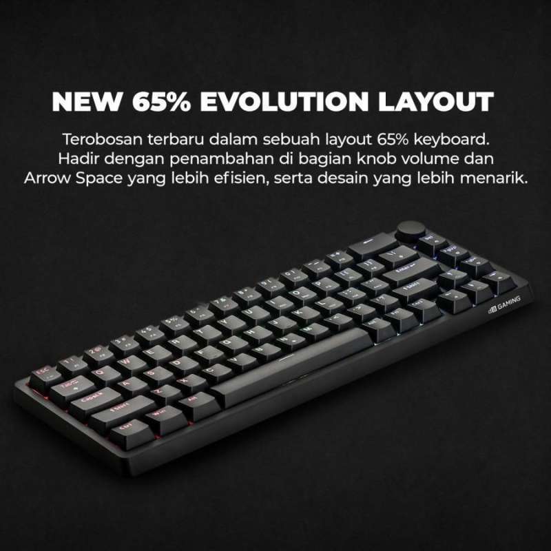 Jual Digital Alliance Meca 6 Plus 65% Rgb Knob Mechanical Gaming ...