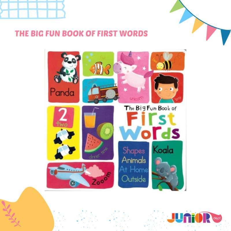 Jual The Big Fun Book of First Words / Hard Cover / Buku Pengenalan ...