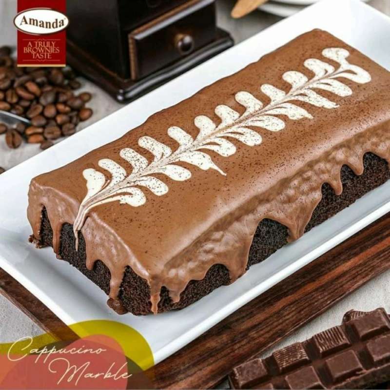 Jual Amanda Brownies Cappuccino Marble khas Bandung di Seller Bee ...